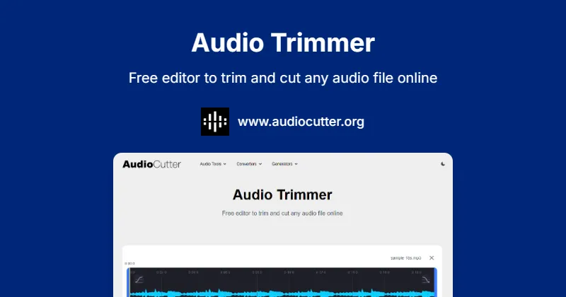 Audio Trimmer: Precision Sound Length Adjustment Tool Audio Trimmer: Precision Sound Length Adjustment Tool