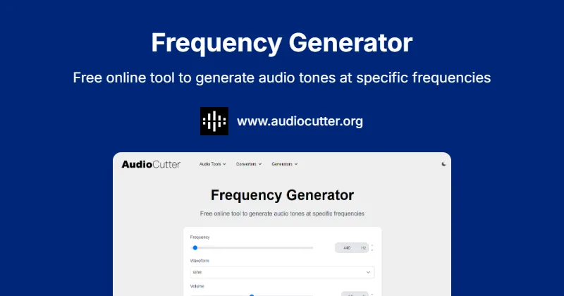 Professional Online Frequency Generator & Audio Tool