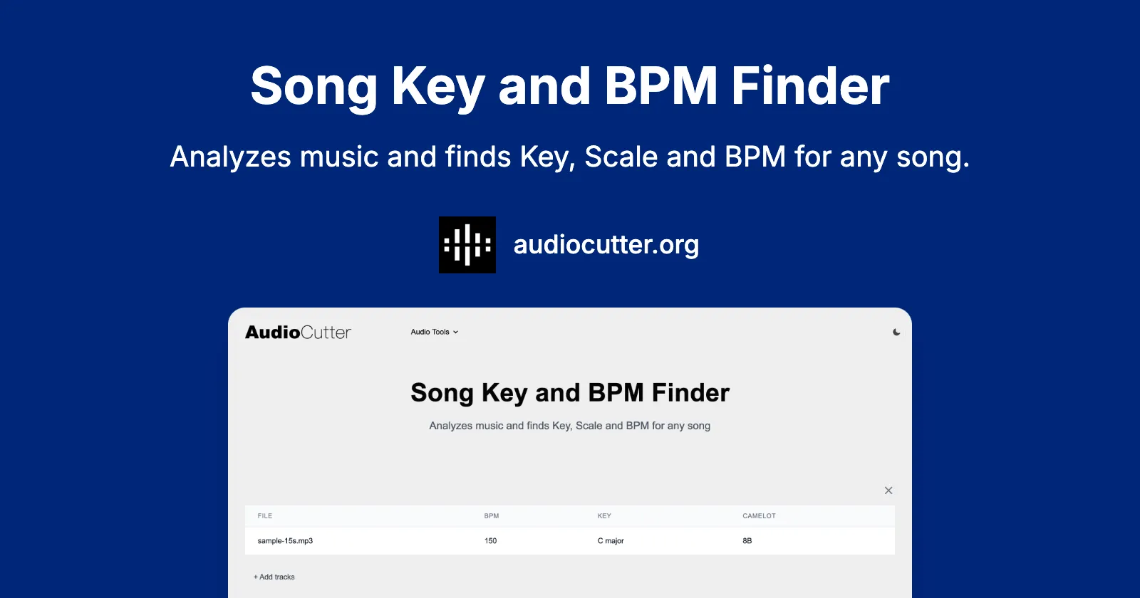 Free Online Key and BPM Finder | Music Analysis Tool Free Online Key and BPM Finder | Music Analysis Tool