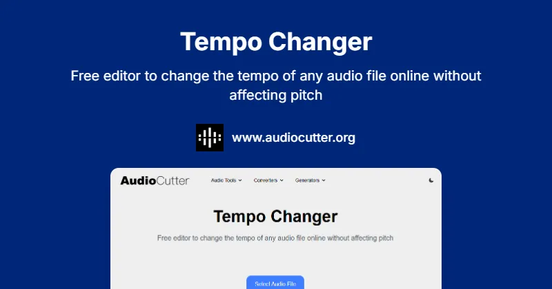 Free Online Audio Tempo Changer | Tempo Changer